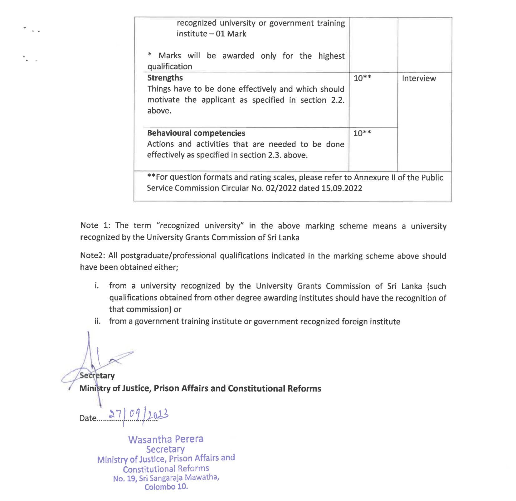 Senior Assistant Secretary, Secretary (Labor Tribunal) - Ministry of ...