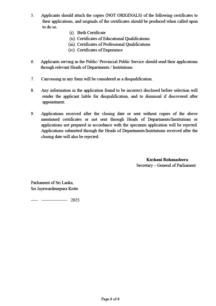 Supervisor/Bill Clerk, Linen Room Attendant, Garden Maintenance ...