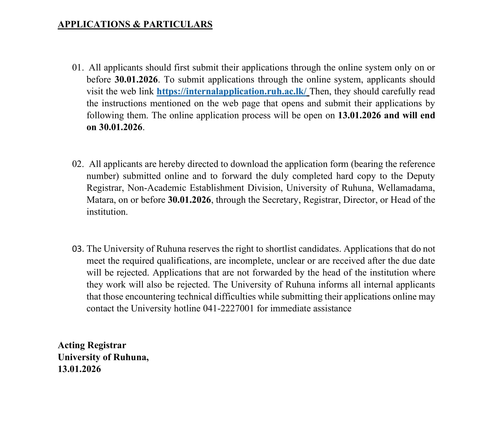 Management Assistant, Technical Officer, Draughtsman, Mechanic ...