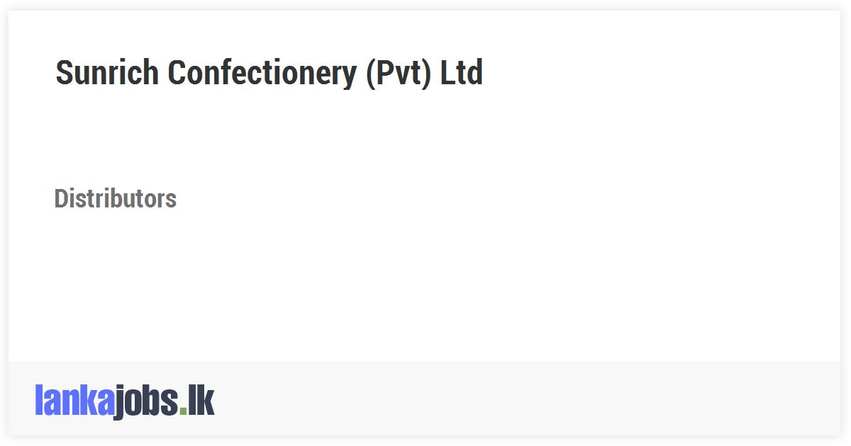 Distributors - Sunrich Confectionery (Pvt) Ltd
