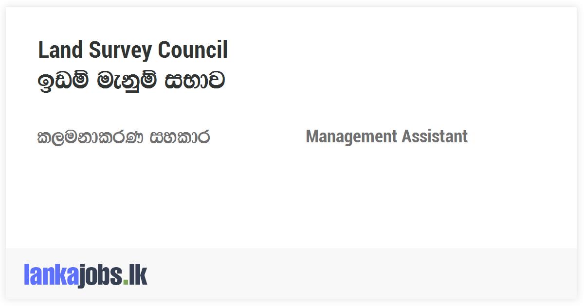 Management Assistant - Land Survey Council